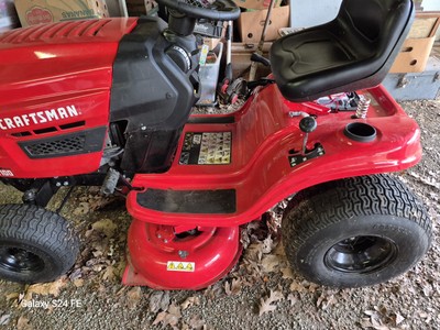 Craftsman T100 Red Riding Lawn Mower New | eBay