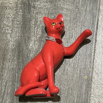 THE HAMILTON COLLECTION HEALING RED CAT FIGURINE | eBay