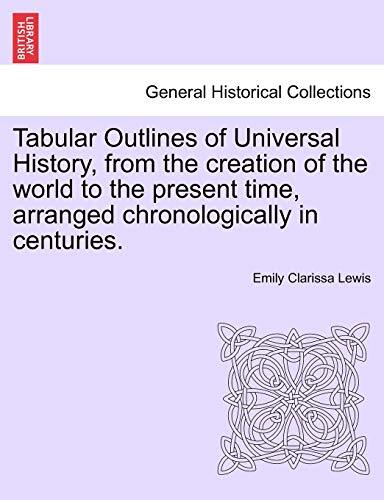 Tabular Outlines of Universal History, from the creation of the world ...