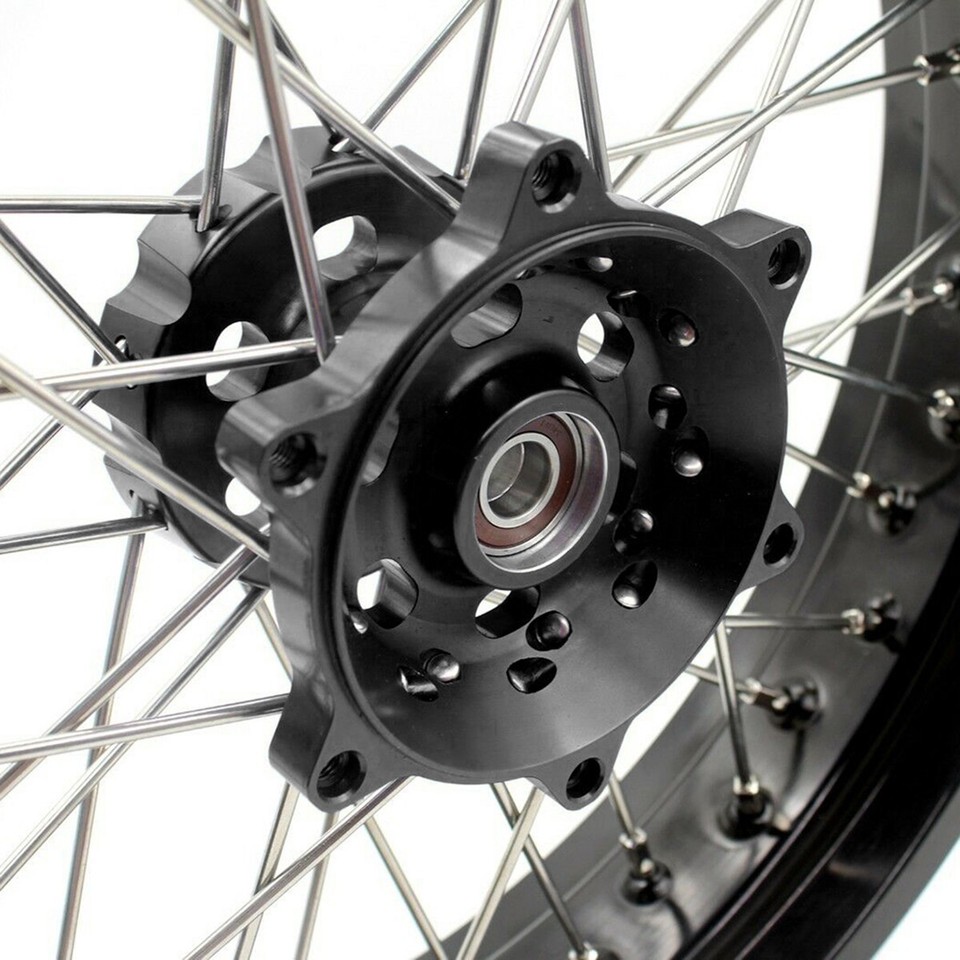 KKE 17" Motard Wheels Tires Set for Suzuki DR650SE 1996-2024 Supermoto ...