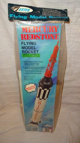 Estes Mercury Redstone Model Rocket # 1921 OOP 1984-1990 NOS MIB | eBay