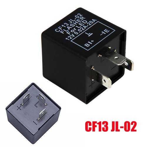 CF13 JL-02 3-Pin LED Flasher Relay For Car Turn Signal Light Hyper ...