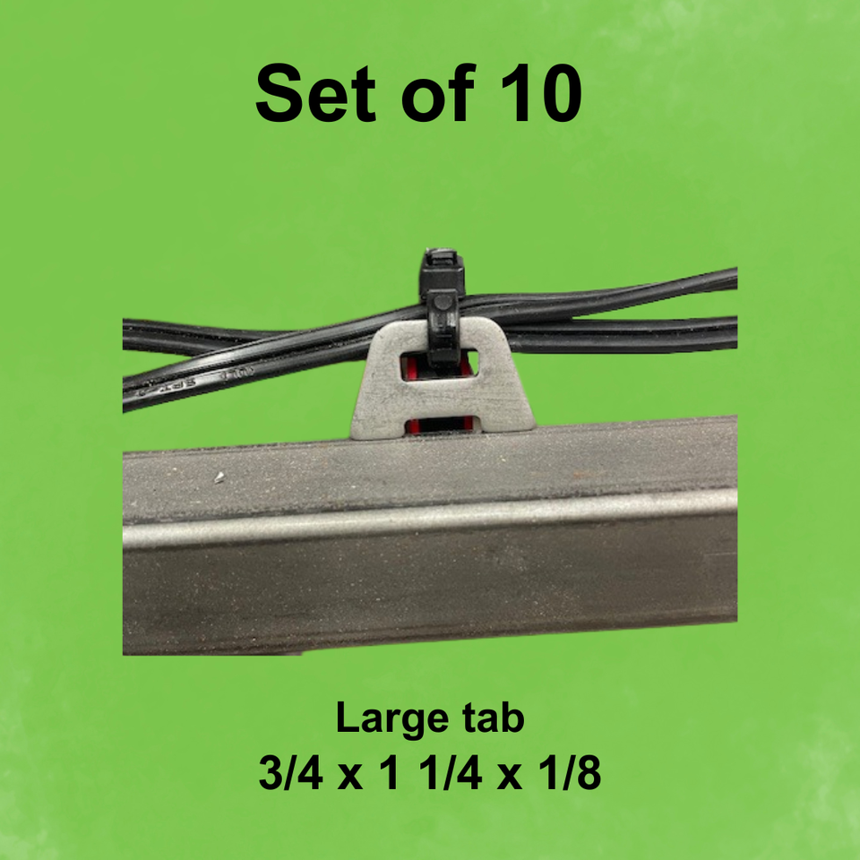 Roll Cage Weld Tab kit 70 Tabs, Steel Tabs, Chassis Tabs, Tubing Kit ...