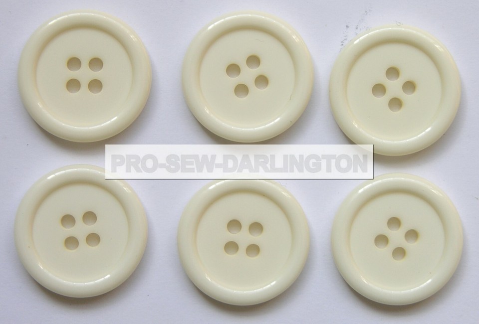 6 Round Coat Buttons ( Choice Of Size & Colour ) | eBay UK