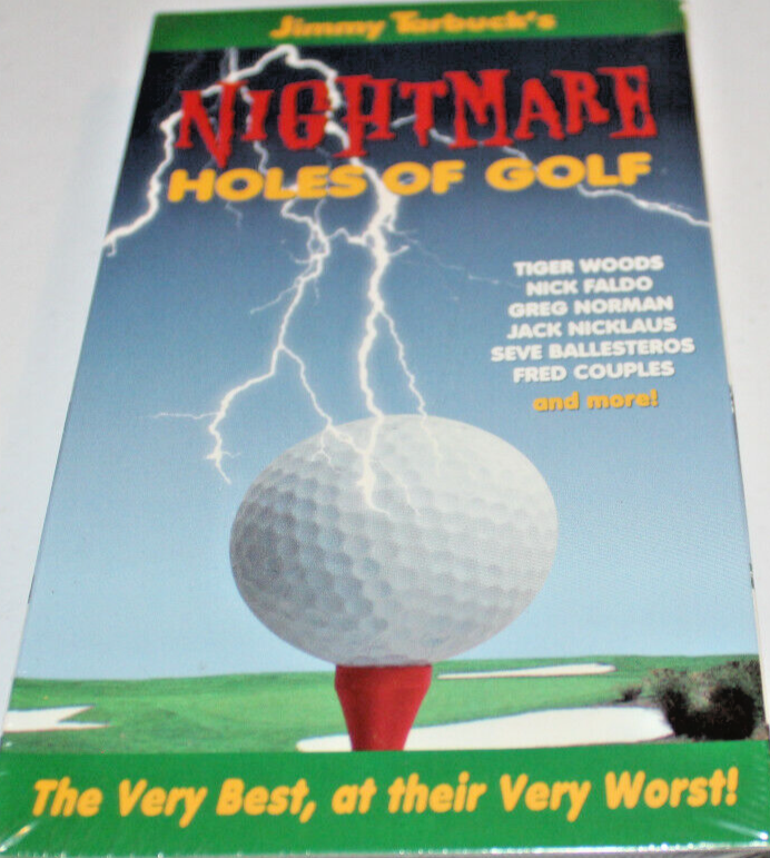 Jimmy Tarbuck's Nightmare Holes of Golf (New Sealed VHS 1995) Tiger ...