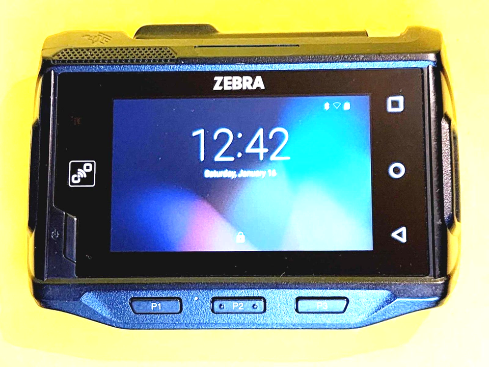 *TURNS ON* ZEBRA WT6000 WT60A0-TS0LEWR MOBILE COMPUTER ANDROID HANDHELD ...