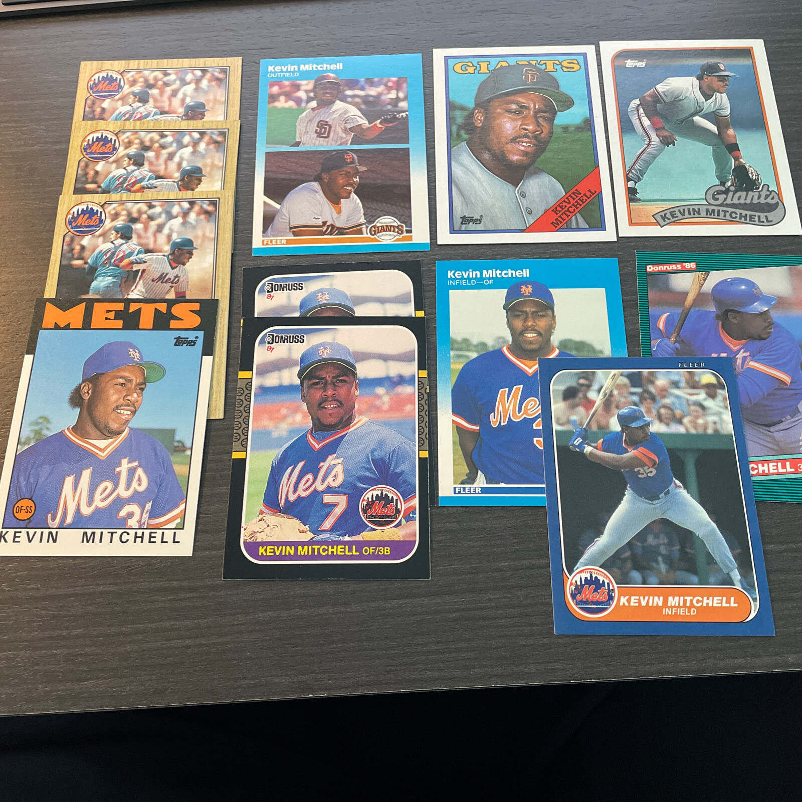 Kevin Mitchell Baseball Cards 1986-89 (12 cards) | eBay