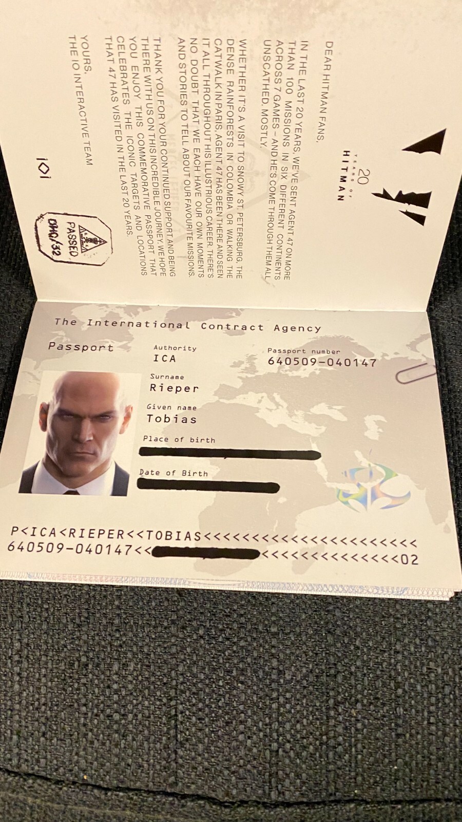 Hitman Passport | eBay