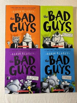 Lot of 4 The Bad Guys Books by Aaron Blabey Set 1-4 paperback | eBay