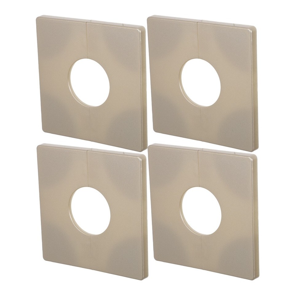 4 PCS Wall Hole Caps Decorative Shower Faucet Cover Pipe Covers for ...
