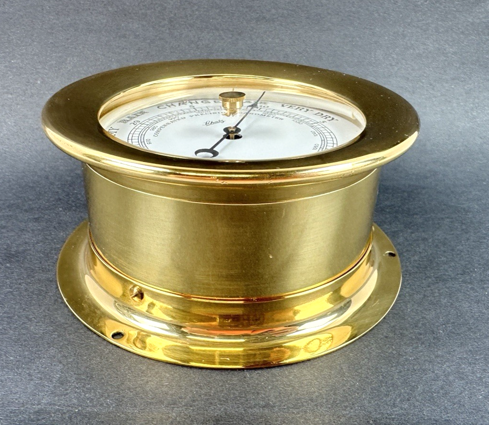 Vintage Schatz Weather Barometer Brass Barometer Working | eBay