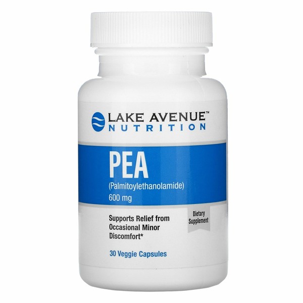 Pea (palmitoylethanolamide) 600 MG per Serving 30 Veggie Capsules for ...