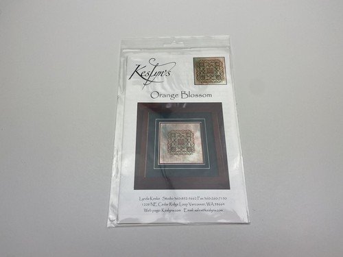 Keslyn’s signature Orange Blossoms Cross Stitch Pattern Needlepoint 7P ...