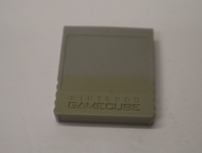 **Official Genuine OEM Nintendo GameCube Memory Card 59 Blocks Grey DOL ...