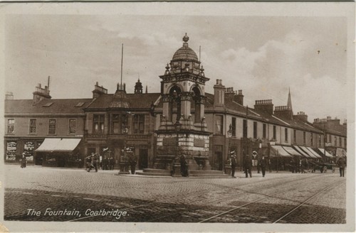THE FOUNTAIN, COATBRIDGE - Lanarkshire Postcard | eBay UK