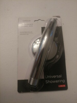 Delta Faucet U4993-PK Delta Faucet Chrome 6 Inch Shower Arm and Flange ...