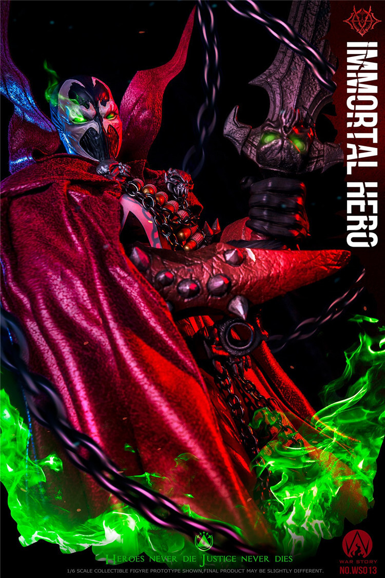 WAR STORY WS013 1/6 Male Spawn Immortal Hero Model For 12 WAR STORY WS013 1/6 Male Spawn Immortal Hero Model For 12