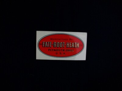 Fate-Root-Heath Co. Mylar Decal | eBay