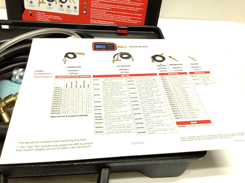 New Snap-on EEPV700-KIT 500 PSI Wireless Pressure Tester Kit | eBay