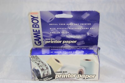 Game Boy Printer Paper in Box Official Refill Paper for Printer NEW in ...