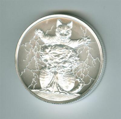 INTAGLIO MINT 2023 CATACLYSMIC 2 OZ .999 HIGH RELIEF SILVER ROUND GEM ...