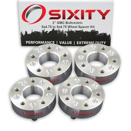 4pc 2" Wheel Spacers for GMC Jimmy Sonoma Adapters Lugs Studs 5x4.75 jv ...