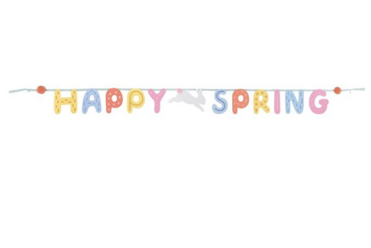 Happy Spring Banner Clip Art