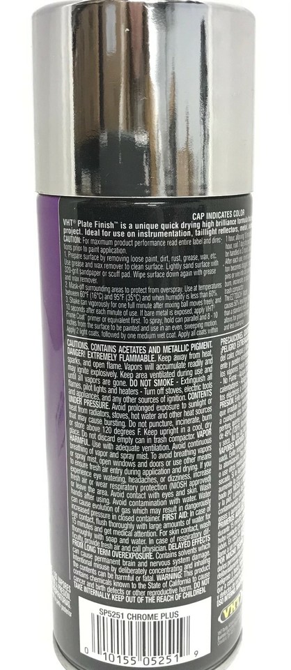 VHT SP5251-6 PACK CHROME Plus Plate Finish Specialty Coating Epoxy - 11 ...