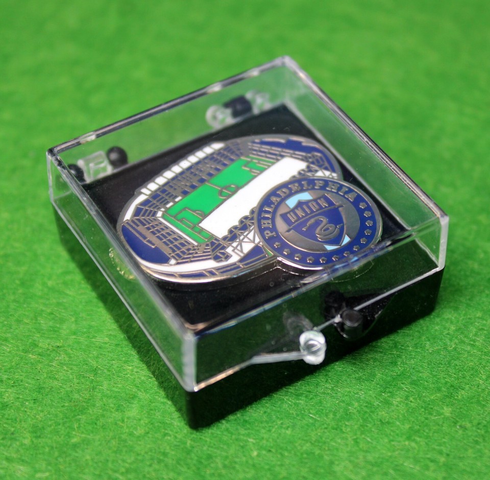 MLS Soccer Club Philadelphia Union Stadium Pin Badge in Display Case ...