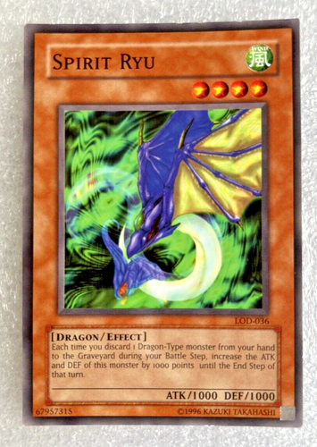 Yu-Gi-Oh! Spirit Ryu LOD-036 Unlimited (b) Common. S412 | eBay