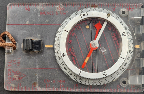 Vintage Silva Type 15T The Ranger Navigation Compass with Original Case ...