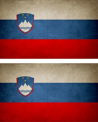 2x Sticker aufkleber Flaggen flagge fahne vintage slo slowenien | eBay.de