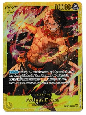 PORTGAS D. ACE OP07-119 SECRET RARE One Piece 500 YEARS IN THE FUTURE ...