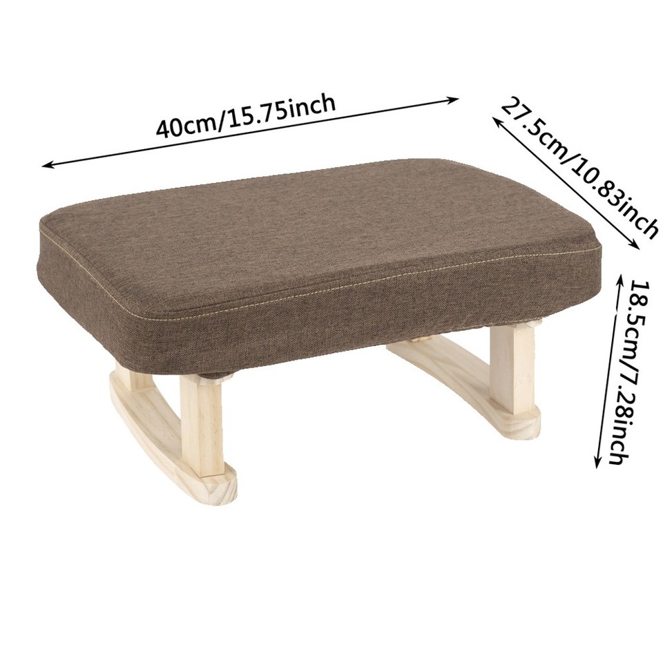 Wooden Footstool Chair Footstool Sofa Bedroom Living Room Small Stool ...