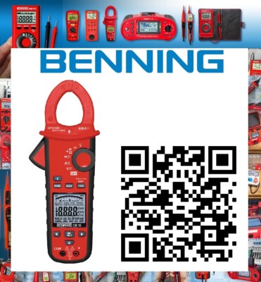 BENNING Stromzangenmultimeter CM 12 10 mA - 600 A AC/DC CAT IV 600 V ...