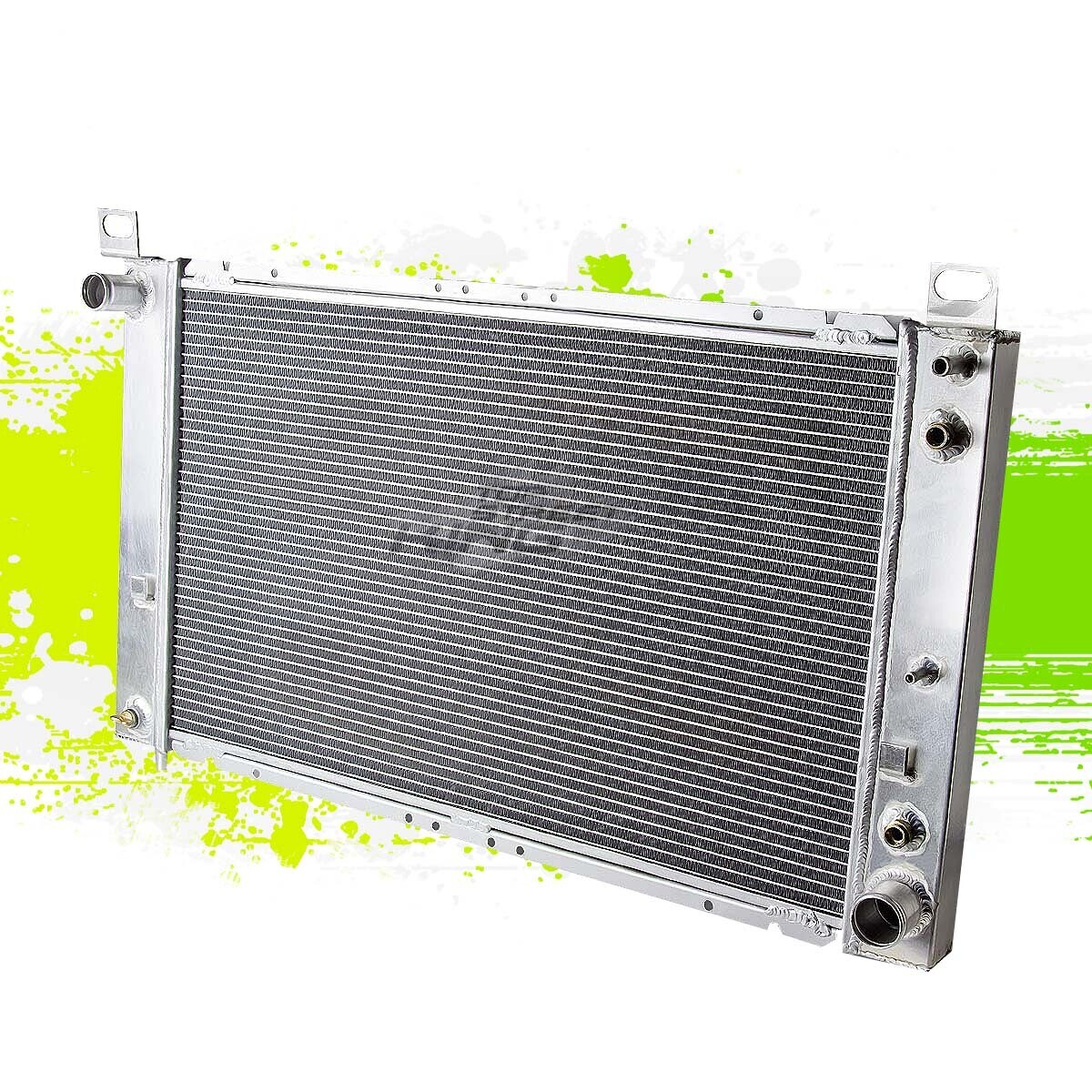 DUAL CORE ALUMINUM 2-ROW RADIATOR FOR 99-12 CHEVY SILVERADO 1500/2500 4 ...