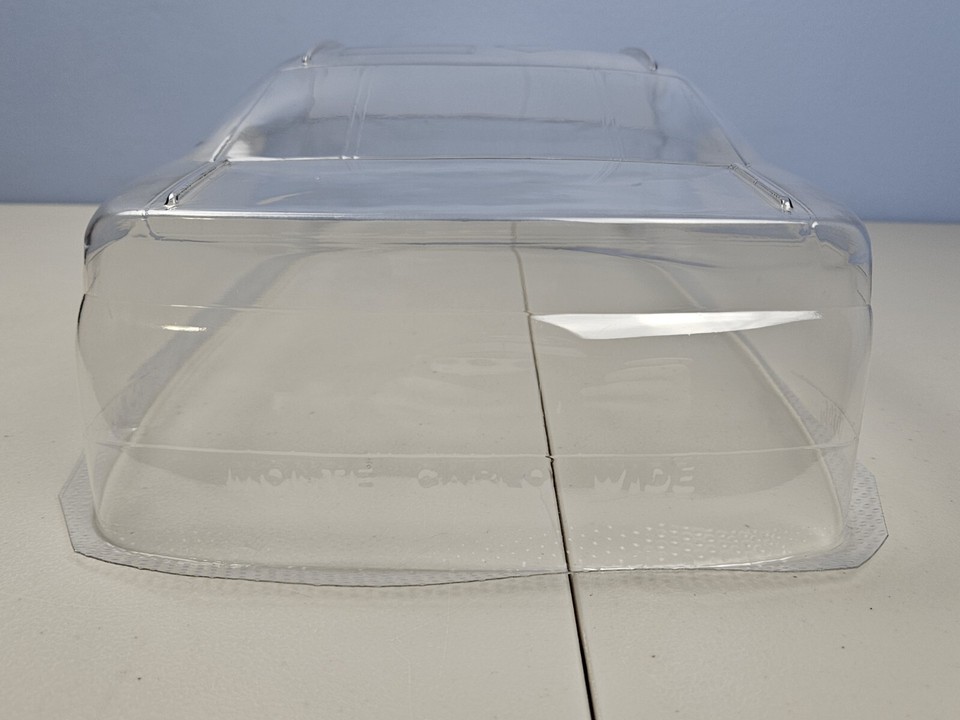 Hot Bodies 1/10 RC Nascar Monte Carlo Wide Body Clear Body Shell with ...