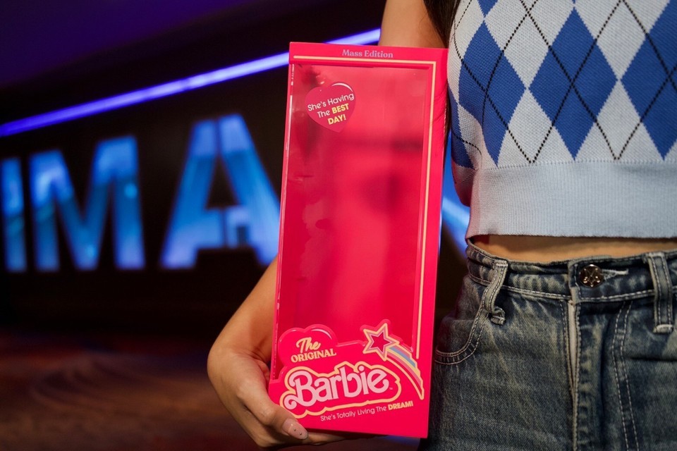 1 Set Barbie Popcorn Bucket + Barbie Cup Movie 2023 Cinema Theater From ...
