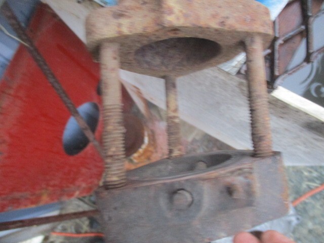 Chevy small block v8 heat riser with flaper removed cars trucks 1960's ...