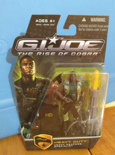 GI Joe The Rise of Cobra Heavy Duty Heavy Weapons Specialist 2008 | eBay