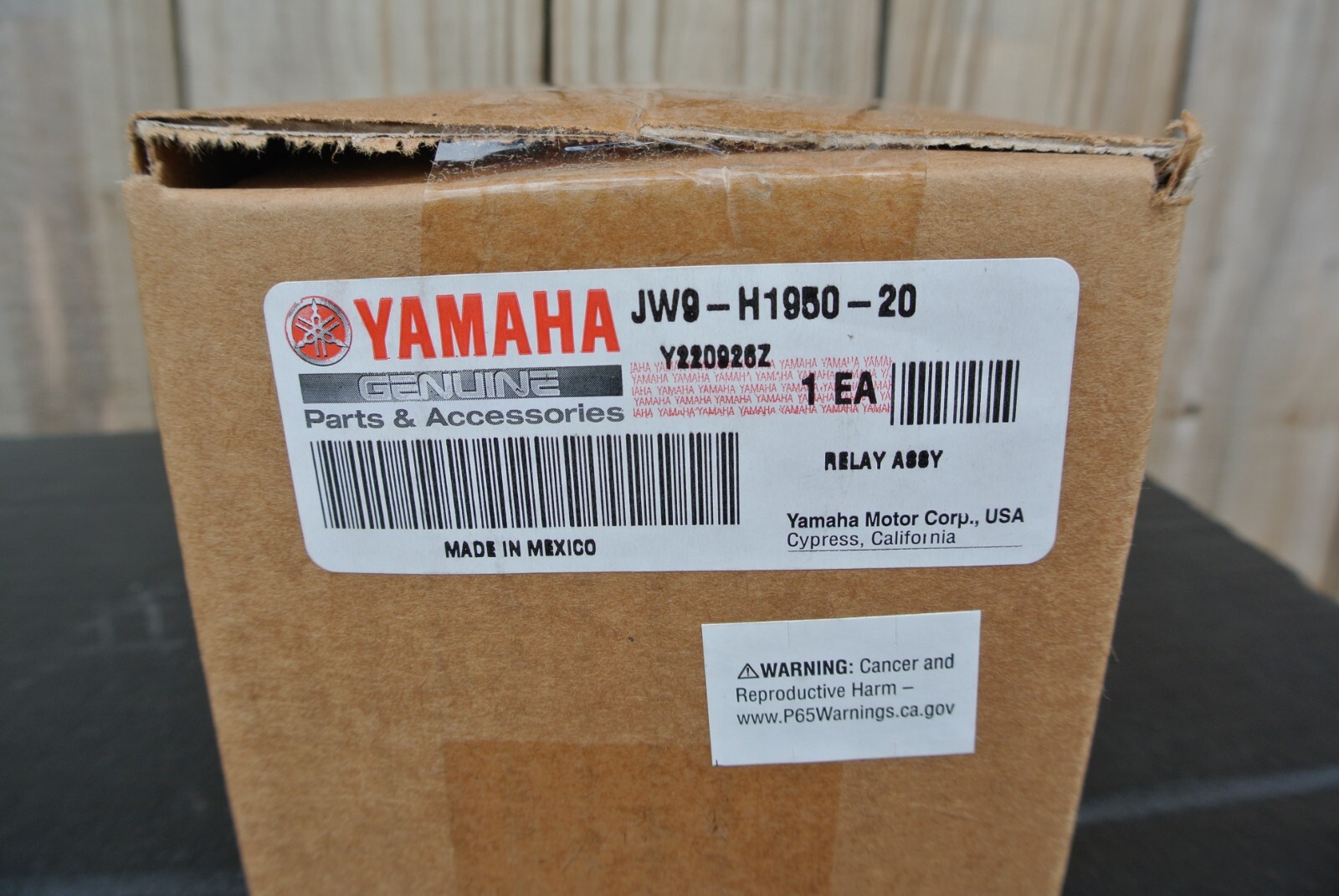 Yamaha OEM Part Jw9-h1950-20-00 Relay ASSY for sale online | eBay