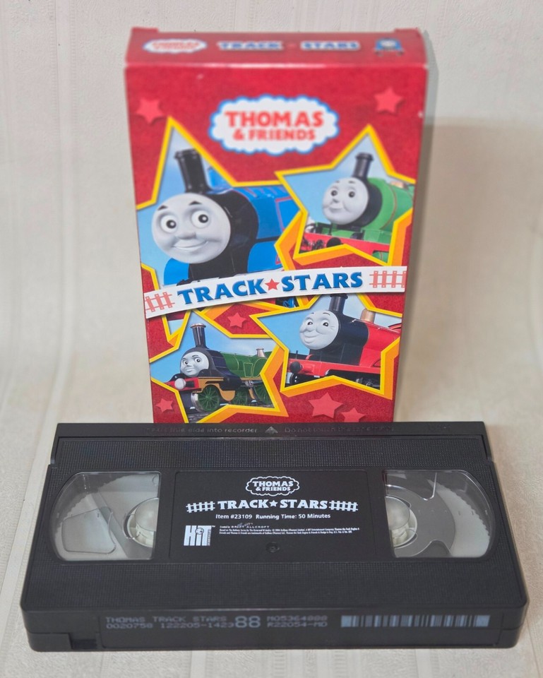 Thomas & Friends TRACK STARS VHS 2006 Thomas Percy Emily James Train ...