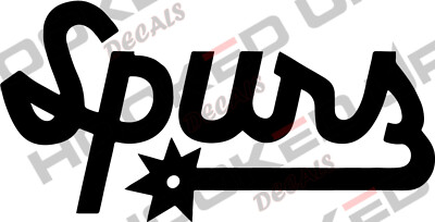 Spurs Vinyl Transfer Decal | eBay