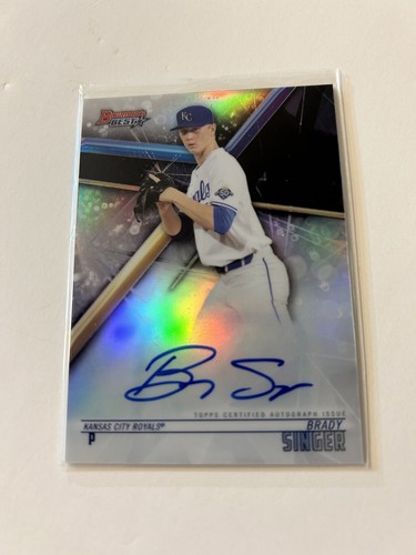 2018 Bowman's Best Auto Refractor Brady Singer #B18-BS - Autograph | eBay
