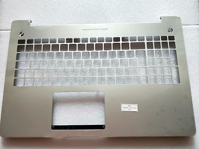 New for Asus N550 N550JV N550JK Palmrest C Cover UK EU layout keyboard ...