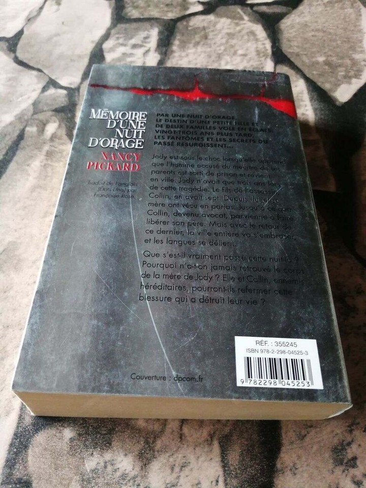 Memory of a Stormy Night | Nancy Pickard | FRANCE LOISIRS | Good ...