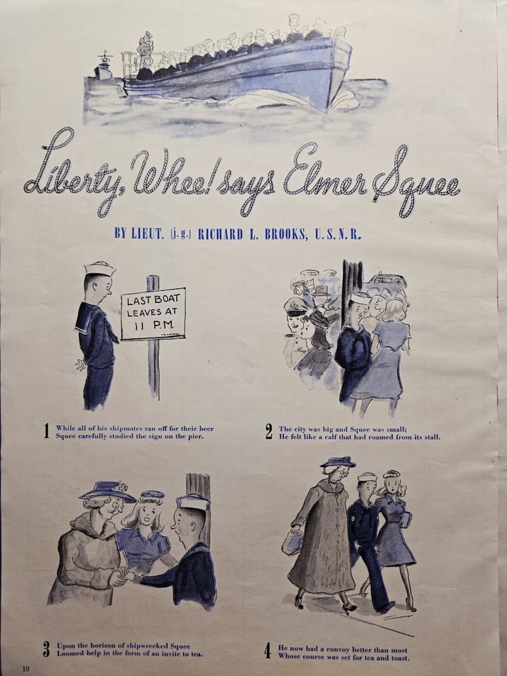 Liberty, Whee! says Elmer Squee by Lt Richard Brooks Magazine Print ...