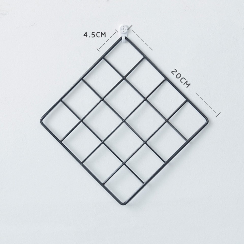 2 Pcs Metal Grid Organizer Wall Hanging Photo Display Blank Board | eBay