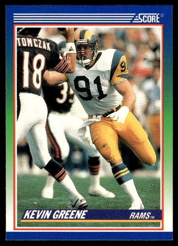 1990 Score Kevin Greene Los Angeles Rams #374 | eBay