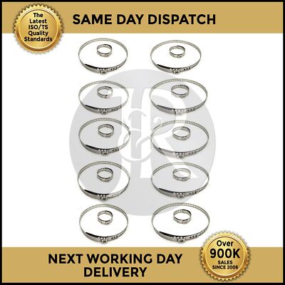 10X UNIVERSAL STAINLESS STEEL CLAMP CLIP SET FOR DRIVESHAFT CV JOINT ...